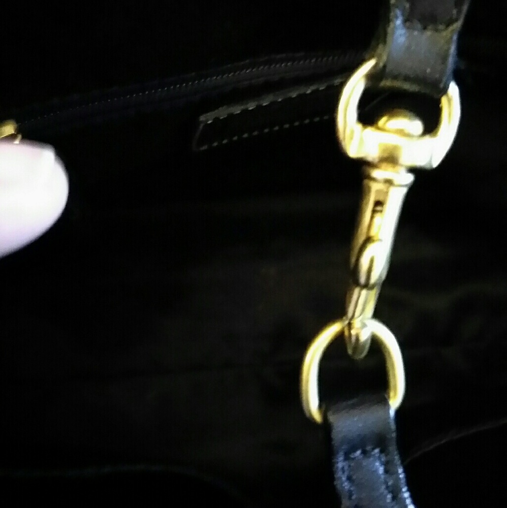 Authentic Coach Stitch Monogram Leather Handbag - Gem